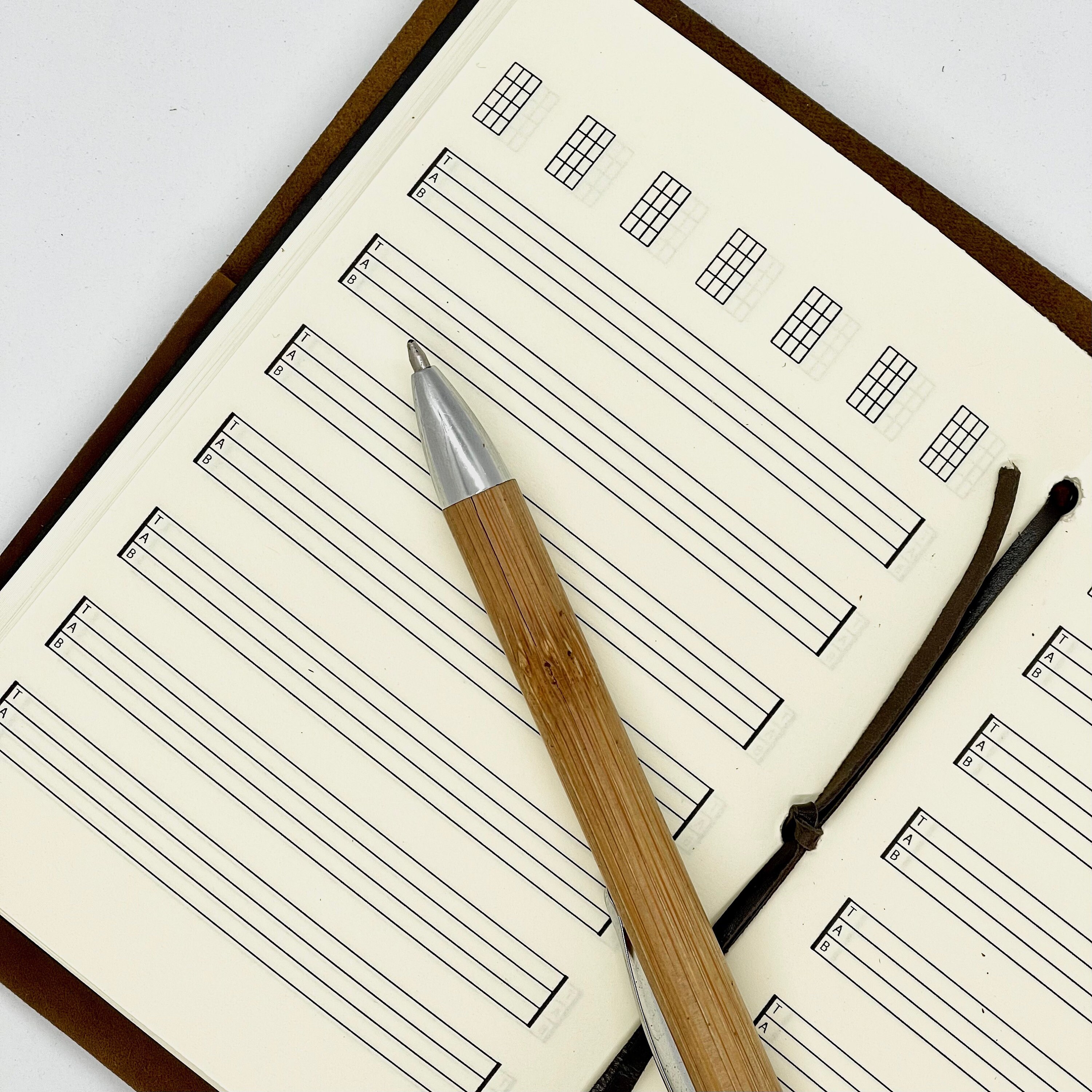 Personalized Leather Ukulele Journal: Engraved Music Notebook - Etsy