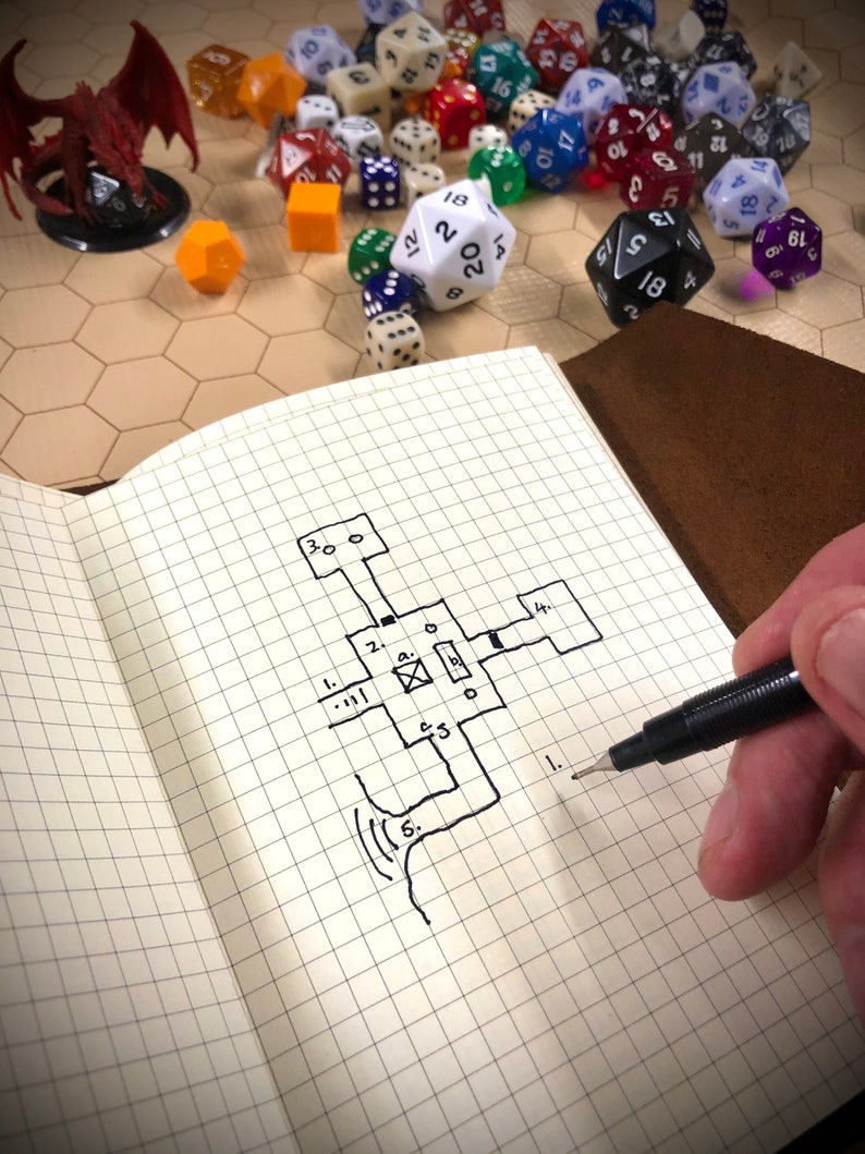 Custom DnD Notebook DnD Journal Dungeons and Dragons | Etsy