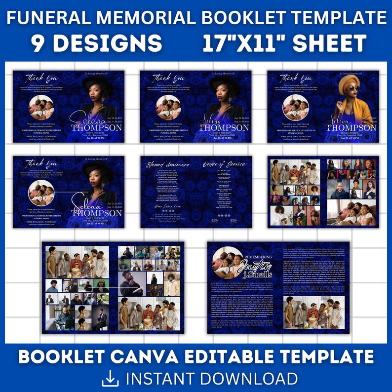 Booklet Canva Editable Template Fold & Staple Book (instant Download ...
