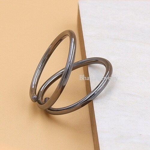 Geometric Ring Silver 925 Sterling Silver Swan Neck Ring - Etsy