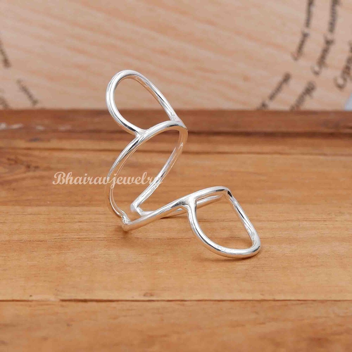 Splint Ring Silver 925 Sterling Silver Finger Splint Ring - Etsy