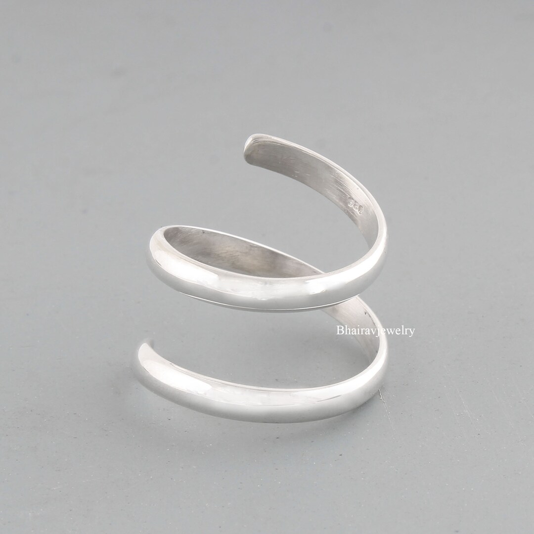 Sterling Silver Splint Ring, Wrap Around Splint - Silver R.A. Splint ...