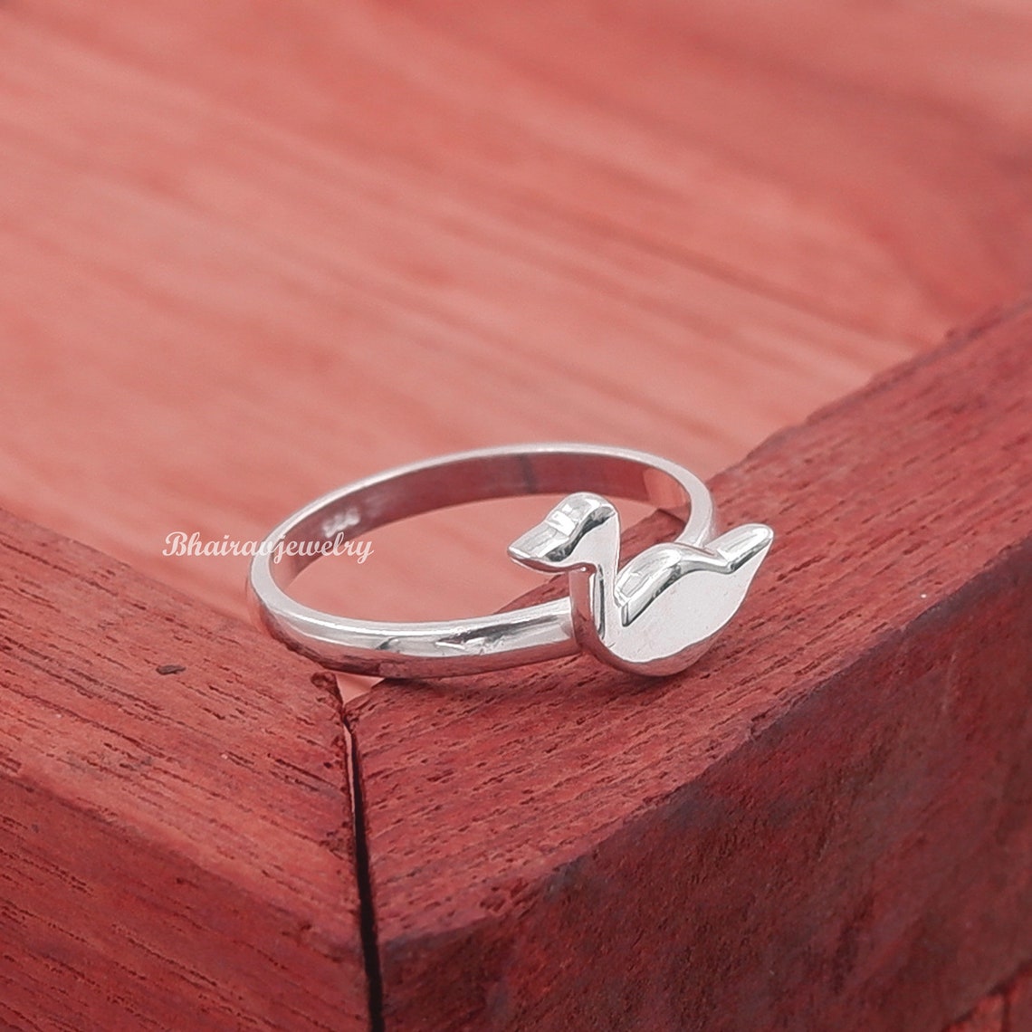 Duck Silver Ring 925 Sterling Silver Handmade Duck Jewelry | Etsy