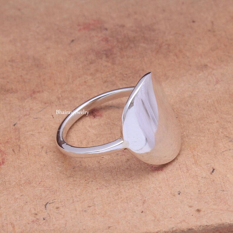 Silver Disk Ring 925 Sterling Silver Open Disk Ring - Etsy