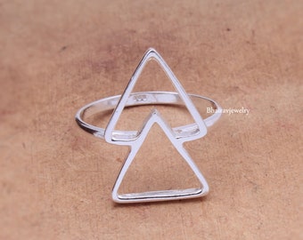 Double Arrow Ring | Etsy