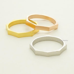 Octagonal Nut Ring 925 Sterling Silver Nut Ring Hexagon - Etsy