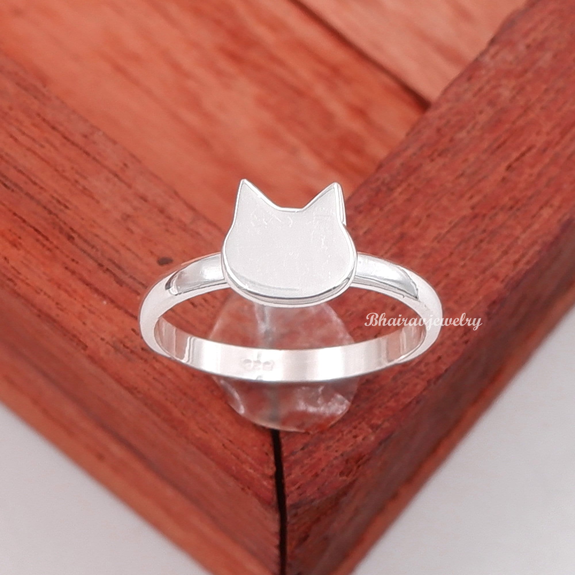 Cats Ring 925 Sterling Silver Cat Ring Promise Ring - Etsy UK