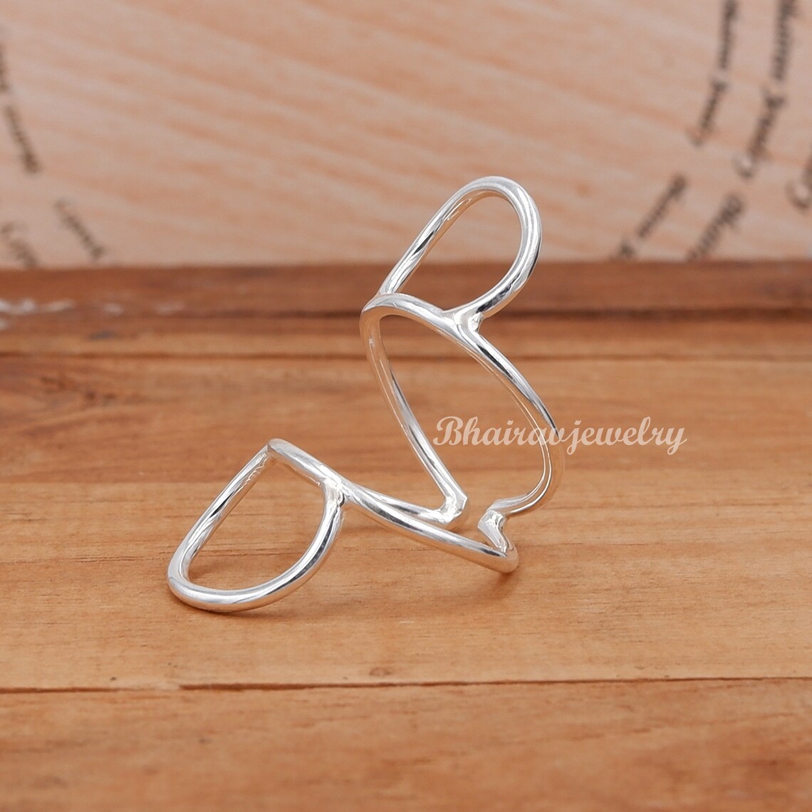 Splint Ring Silver 925 Sterling Silver Finger Splint Ring - Etsy
