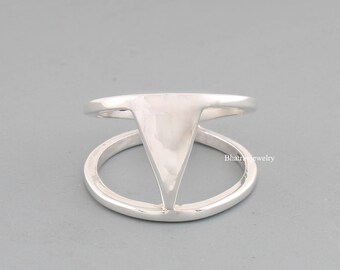 Double Arrow Ring - Etsy