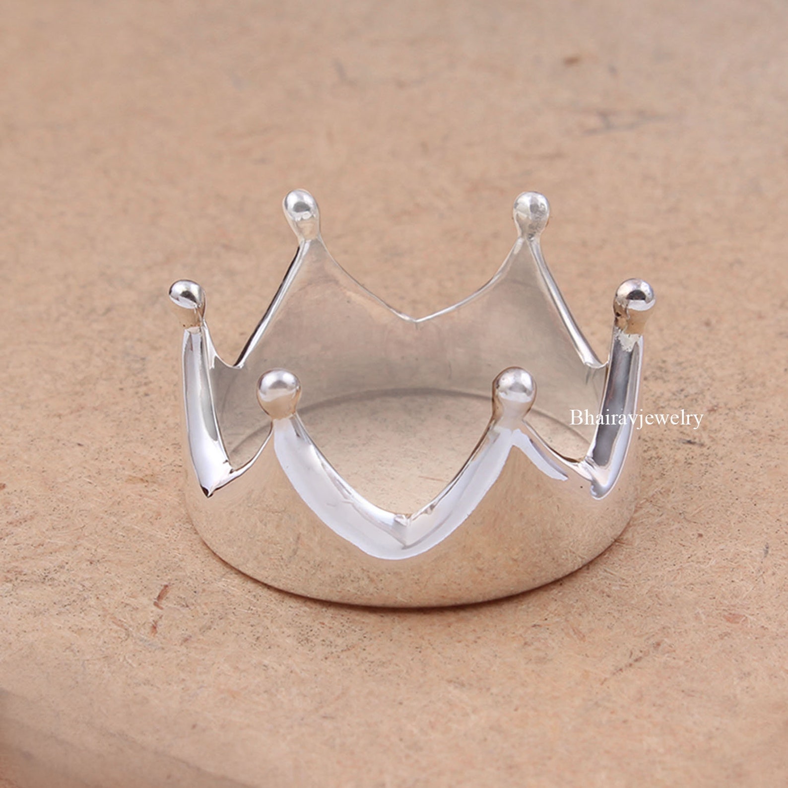 Crown Ring Silver 925 Sterling Silver Crown Ringcrown Ring | Etsy