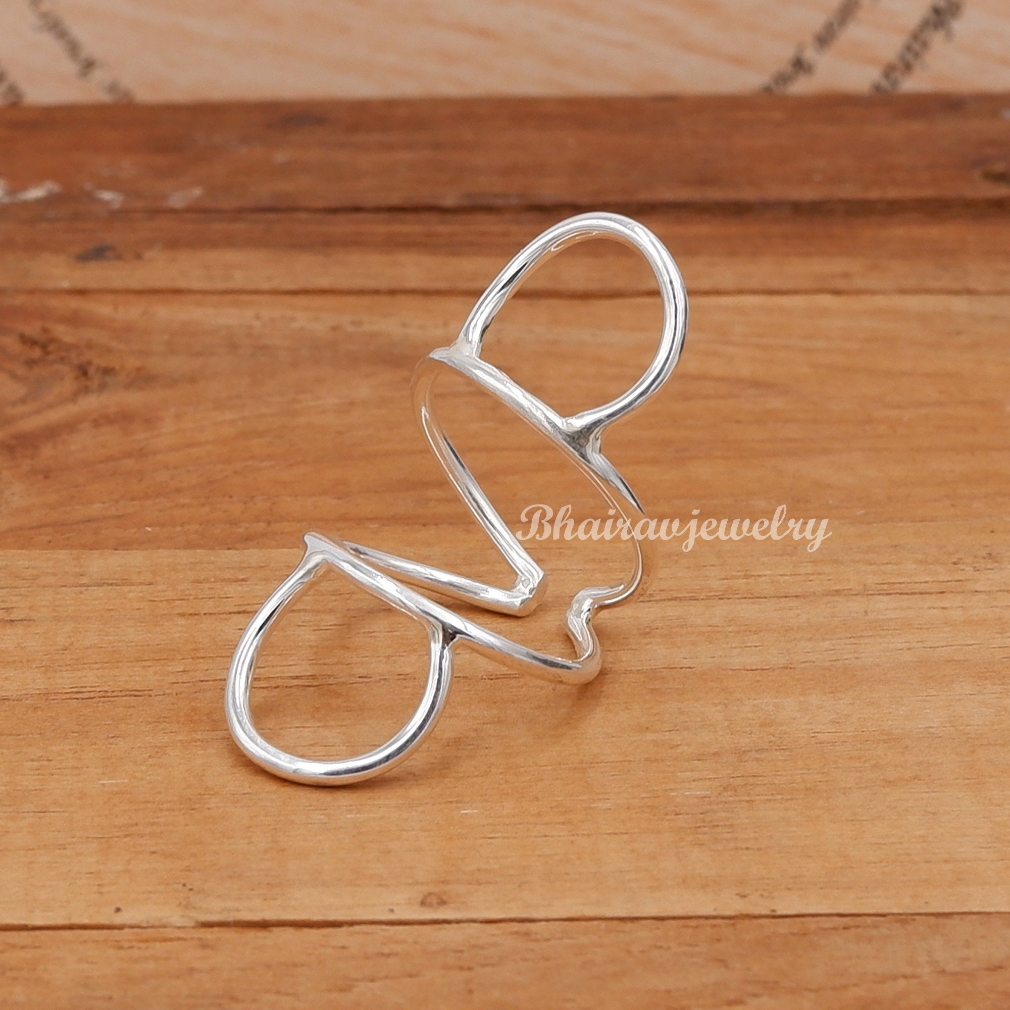 Splint Ring Silver 925 Sterling Silver Finger Splint Ring - Etsy