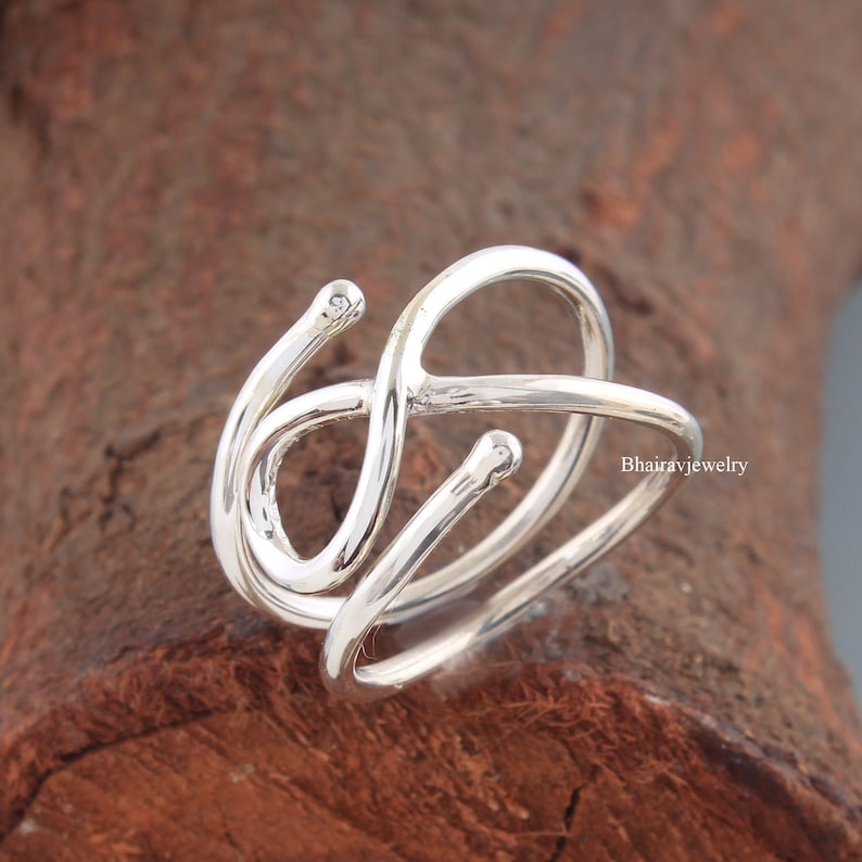 Sterling Silver Splint Ring Mallet Finger Ring Boutonniere - Etsy