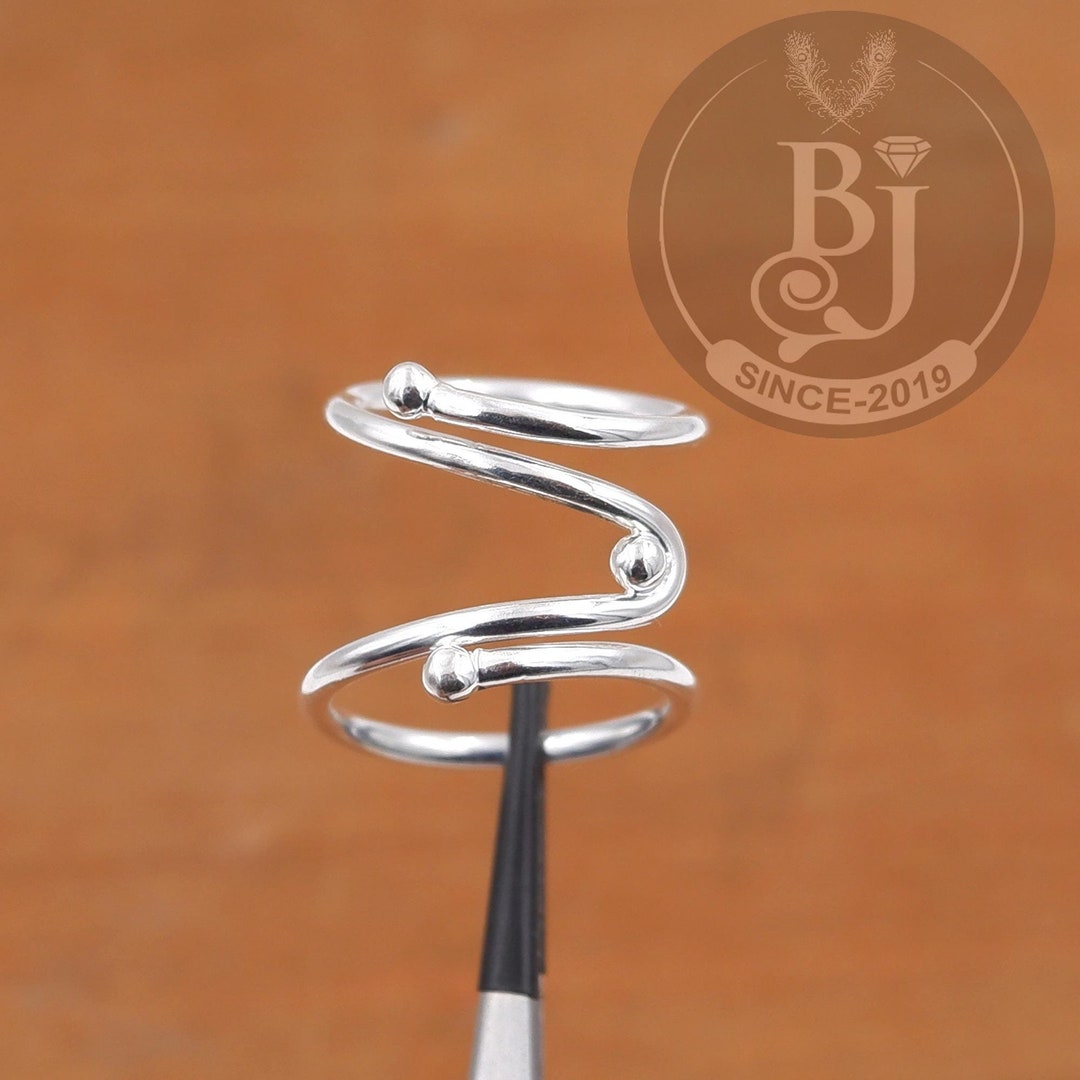 Adjustable Splint Ring, 925 Sterling Silver PIP DIP Splint Ring, Both ...