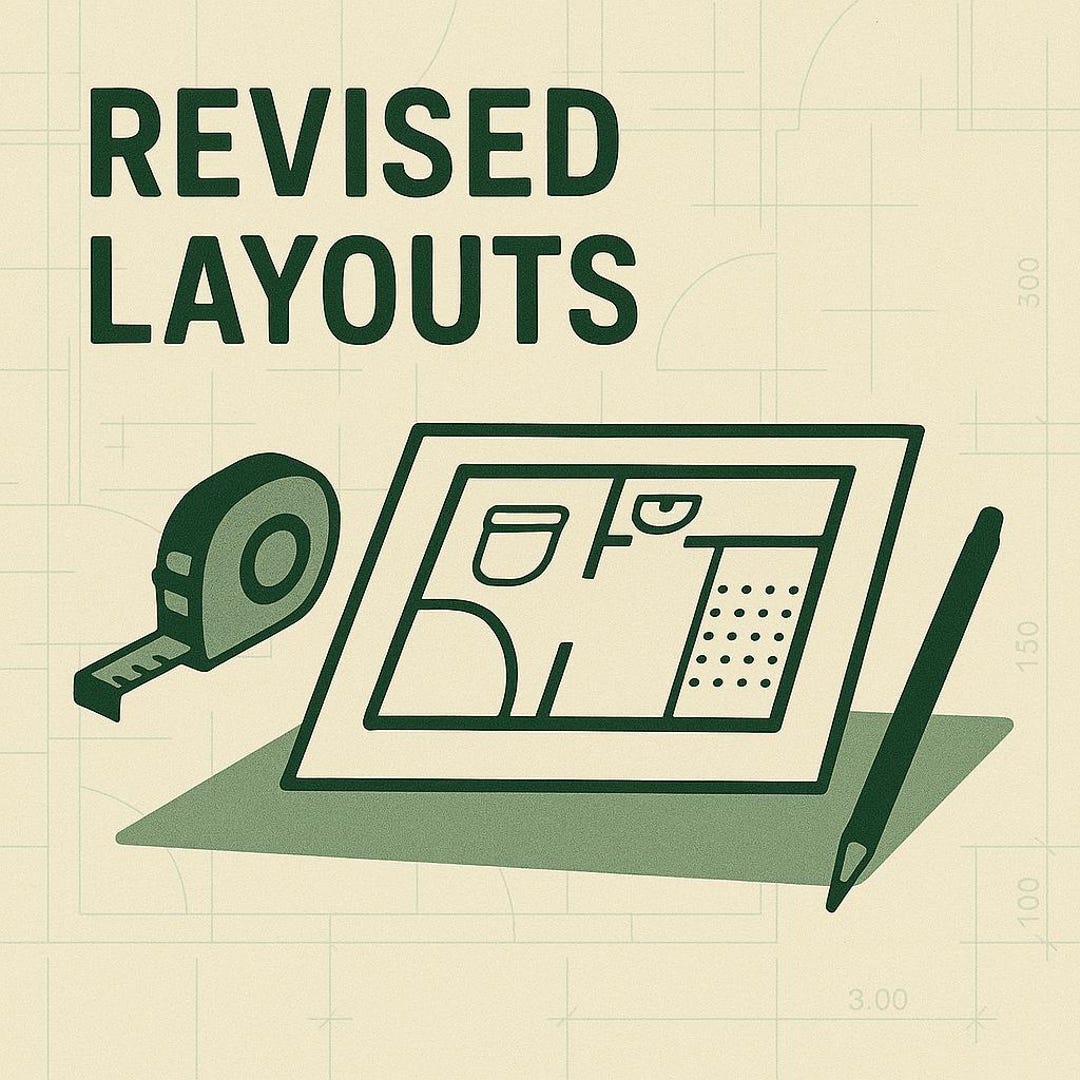 Revised Layouts For Contractor Use Etsy