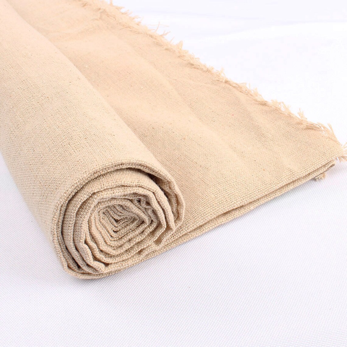 Solid Color Linen Fabric Natural Linen White Cloth for - Etsy