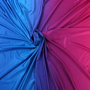 2 Tone Ombre Spandex Fabric Gradient Elastic Dancewear for Latin ...