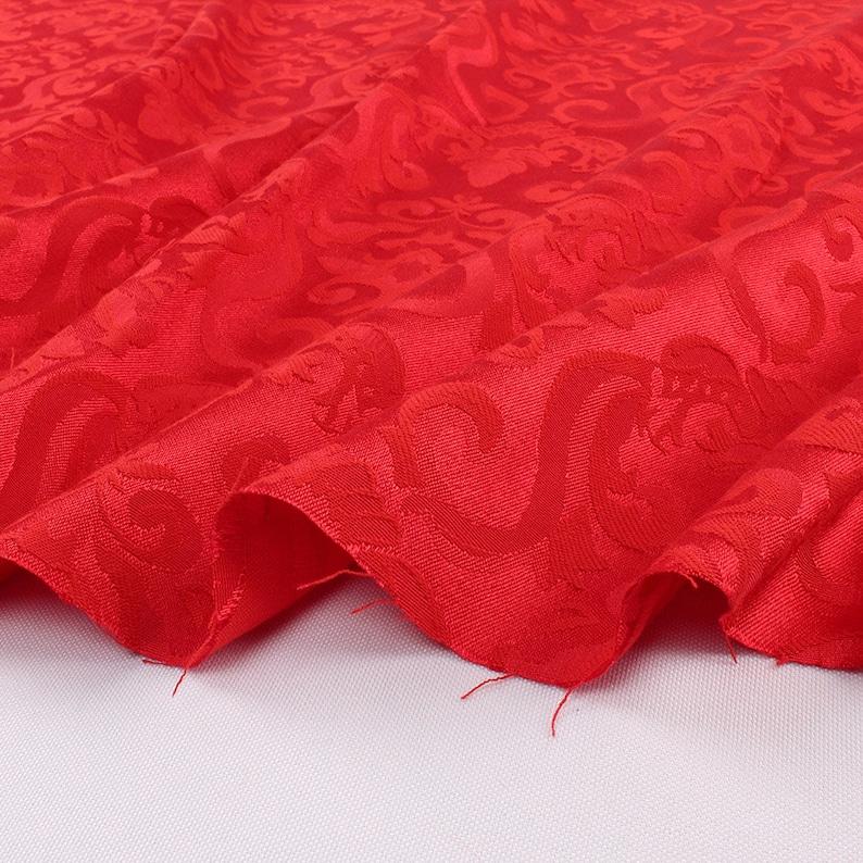 Solid Color Vintage Jacquard Fabric Retro Cloth Making - Etsy