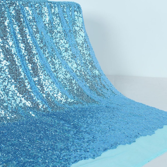 Light Blue Sparkle Fabric