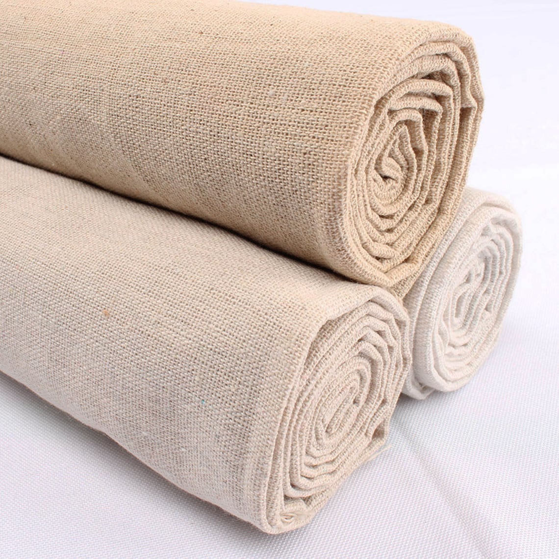 Solid Color Linen Fabric Natural Linen White Cloth for - Etsy
