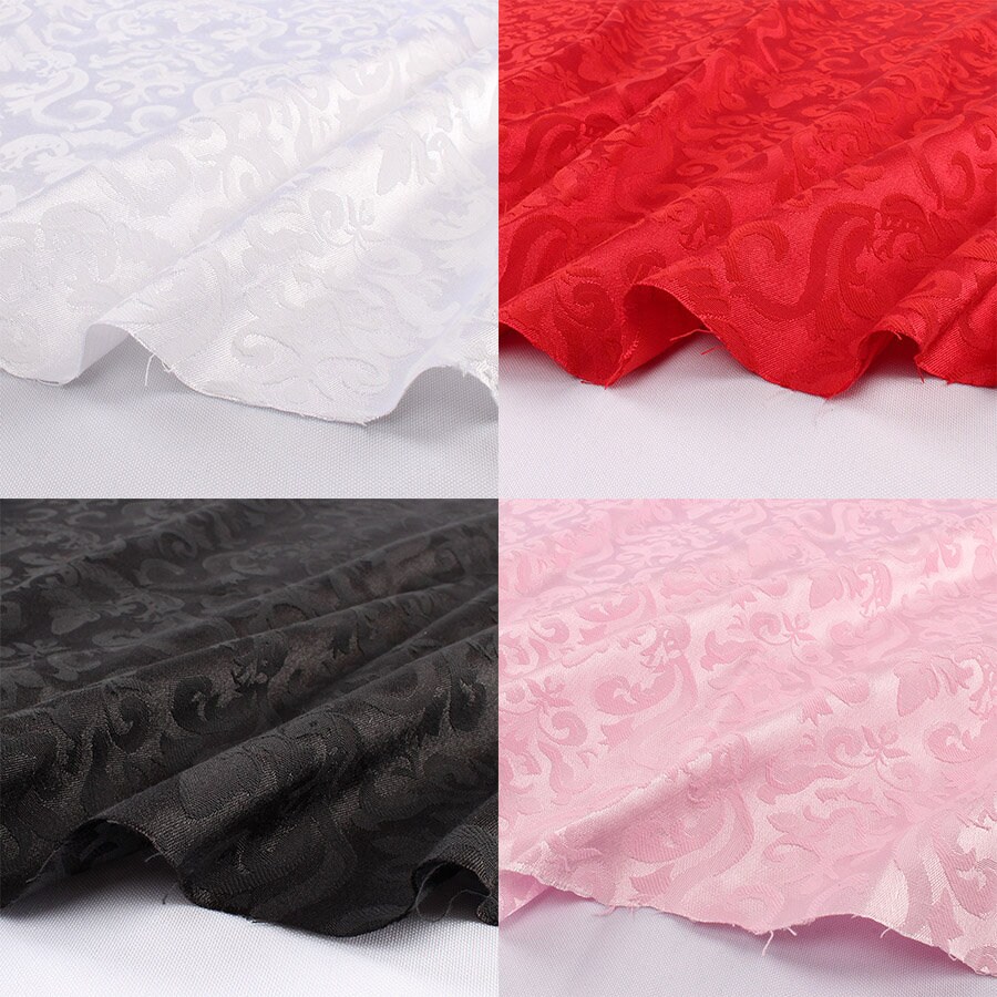 Solid Color Vintage Jacquard Fabric Retro Cloth Making Cheongsam Hanfu ...