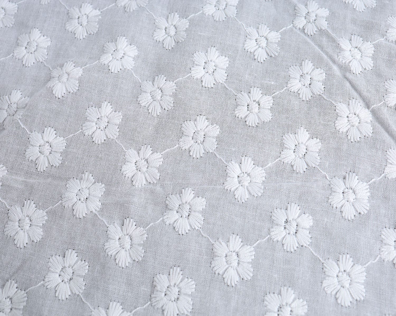 100% Cotton Embroidery Eyelet Fabric Soft Comfortable Cotton - Etsy