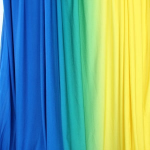 2 Tone Ombre Spandex Fabric Gradient Elastic Dancewear for Latin ...