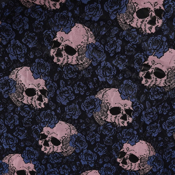 Skull Fabric - Etsy