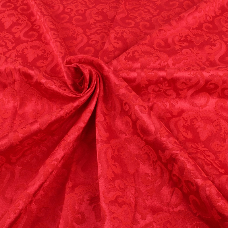 Solid Color Vintage Jacquard Fabric Retro Cloth Making - Etsy