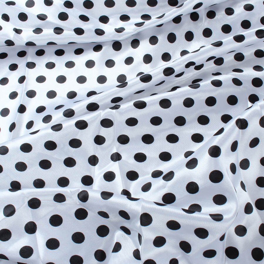 10mm Polka Dot Printed Satin Fabric Dress Linings Making 150cm | Etsy