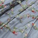 Allover Embroidered Floral Gauze Lace Net Fabric Flowers Wedding Women ...