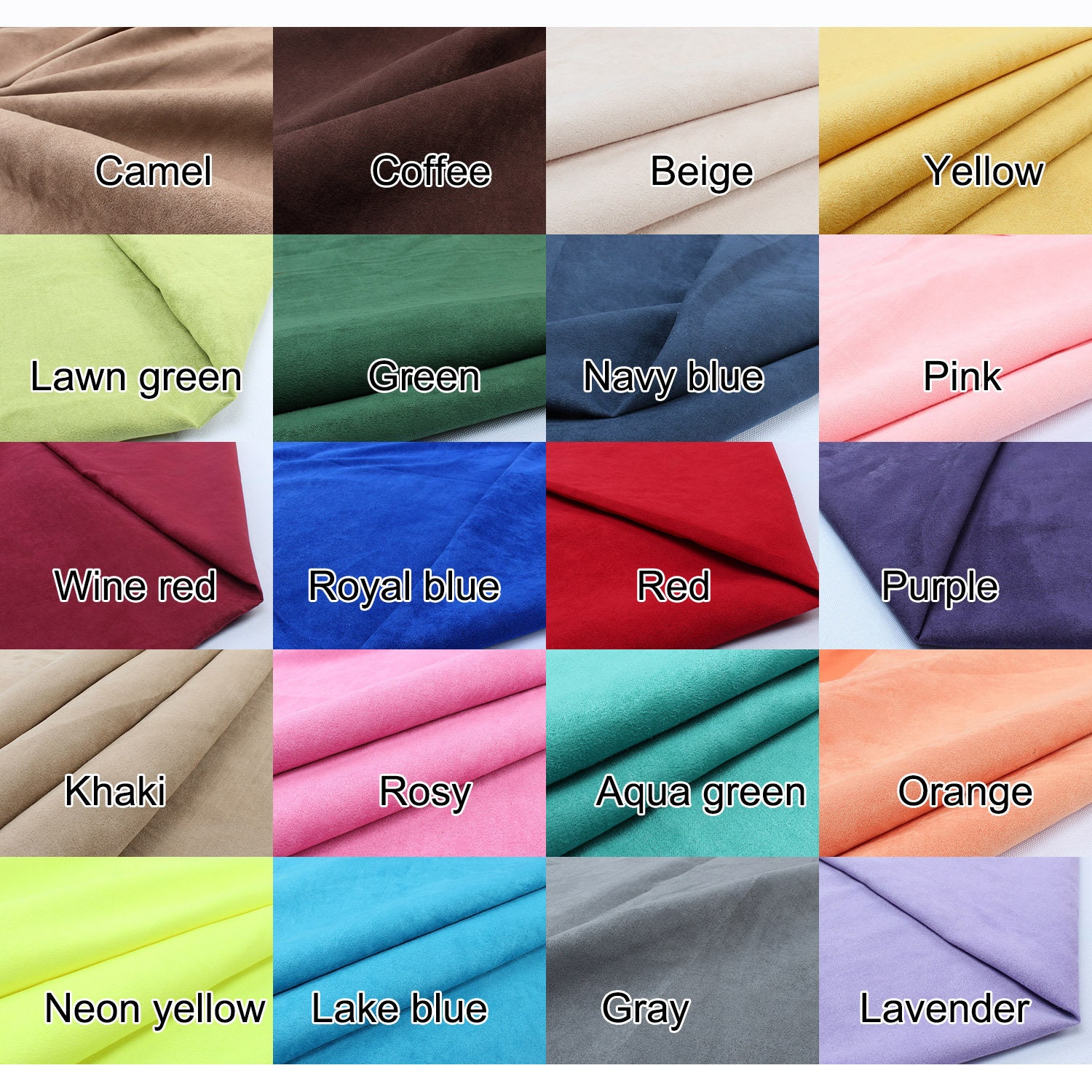 VERY THIN Faux Suede Fabric for Lightweight Fabric Work - Etsy