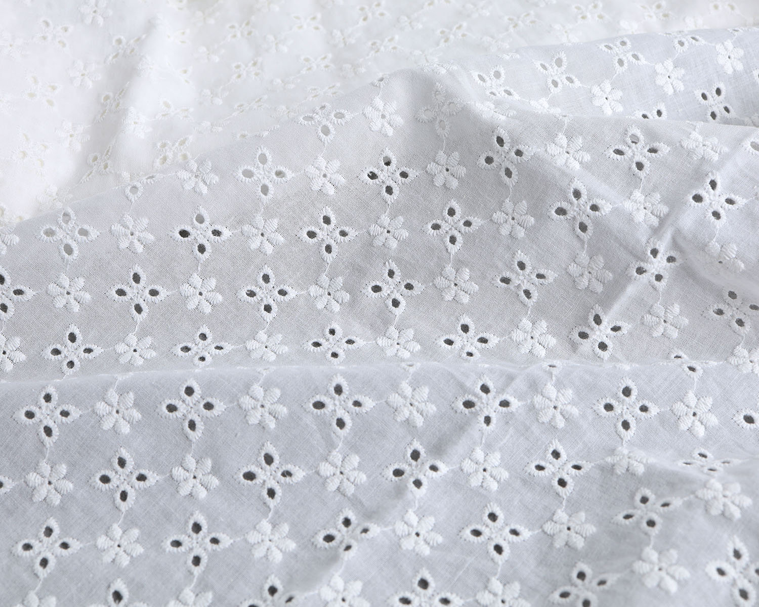 100% Cotton Embroidery Eyelet Fabric Soft Comfortable Cotton - Etsy