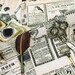 Cotton Fabric Vintage Newspaper Printed for Patchwork DIY - Etsy