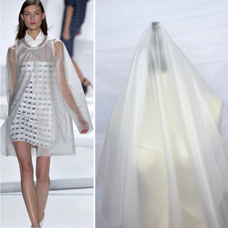 Frosted Vinyl TPU Fabric Matte Translucent Windproof Waterproof ...