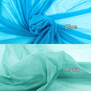 1 Yard High-elastic Ultrafine Nylon Thin Power Mesh Net Fabric Flesh ...