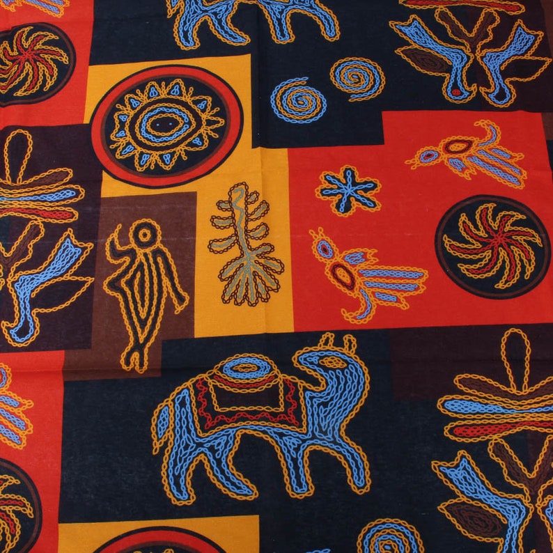 Ethnic Cotton Linen Fabric Patchwork DIY Sewing Crafts Home - Etsy