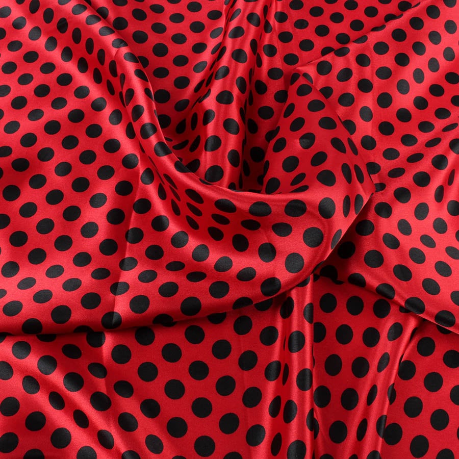 10mm Polka Dot Printed Satin Fabric Dress Linings Making 150cm Etsy