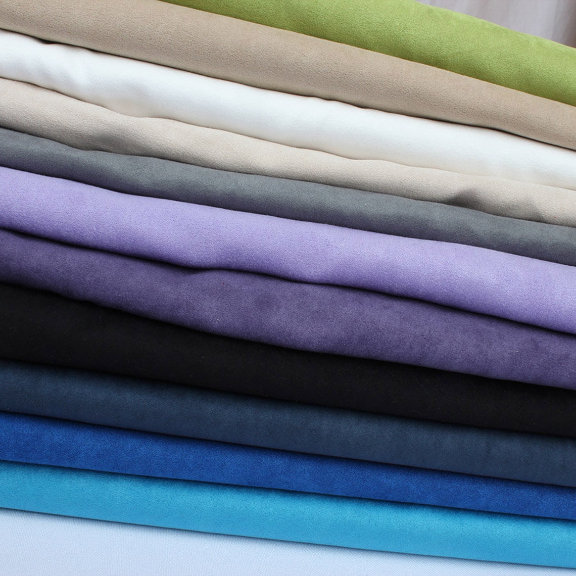 VERY THIN Faux Suede Fabric for Lightweight Fabric Work - Etsy