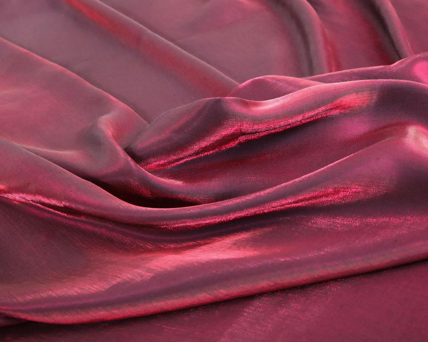 Gradient Color Mercerized Satin Fabric Iridescent Imitated Silk for DIY ...