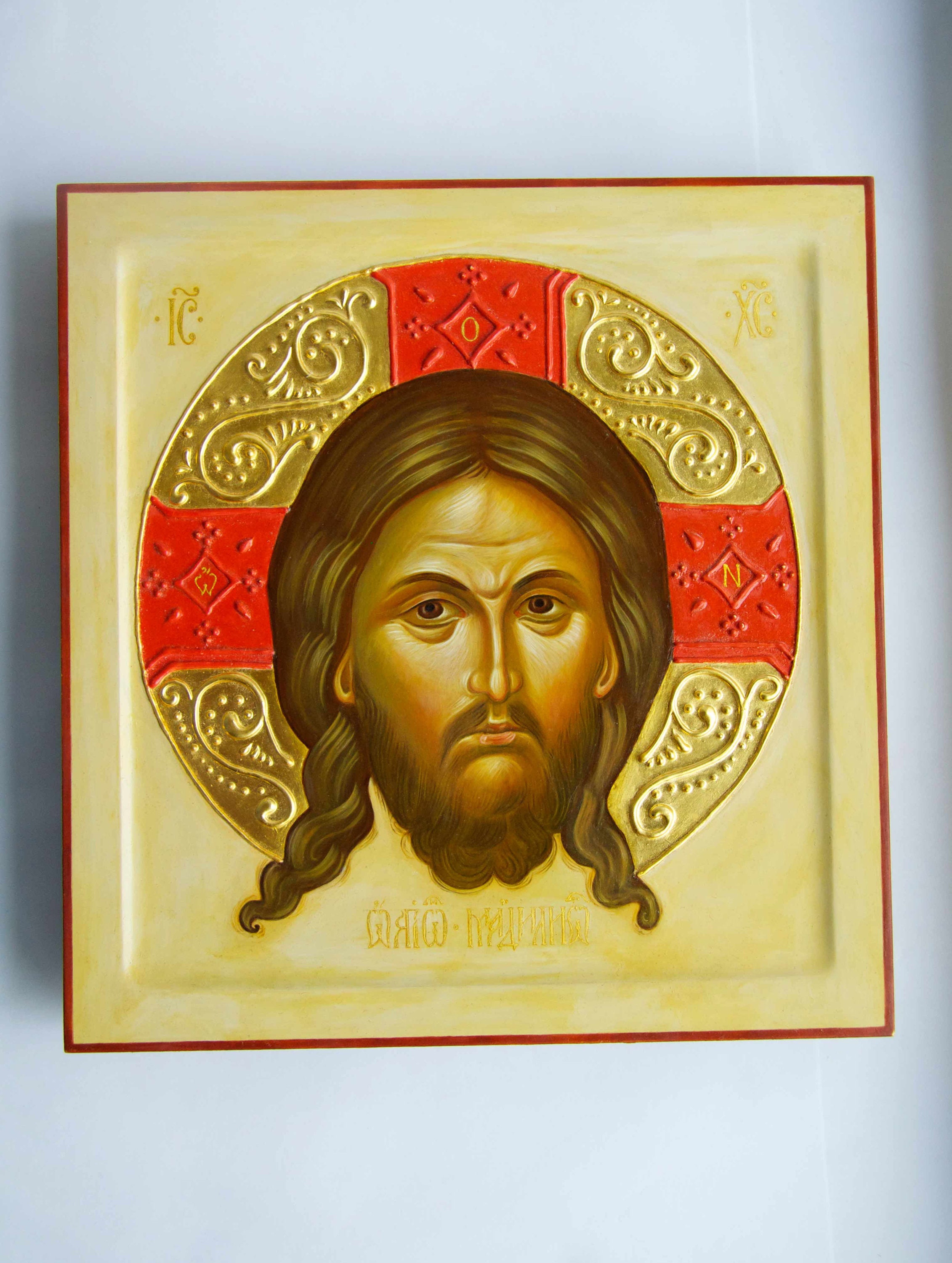 The Holy Face of Jesus Christ Hand Painted Icon Christian | Etsy