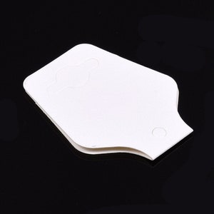 Blank Paper Display Card, 95mm Long 50 PCS - Etsy