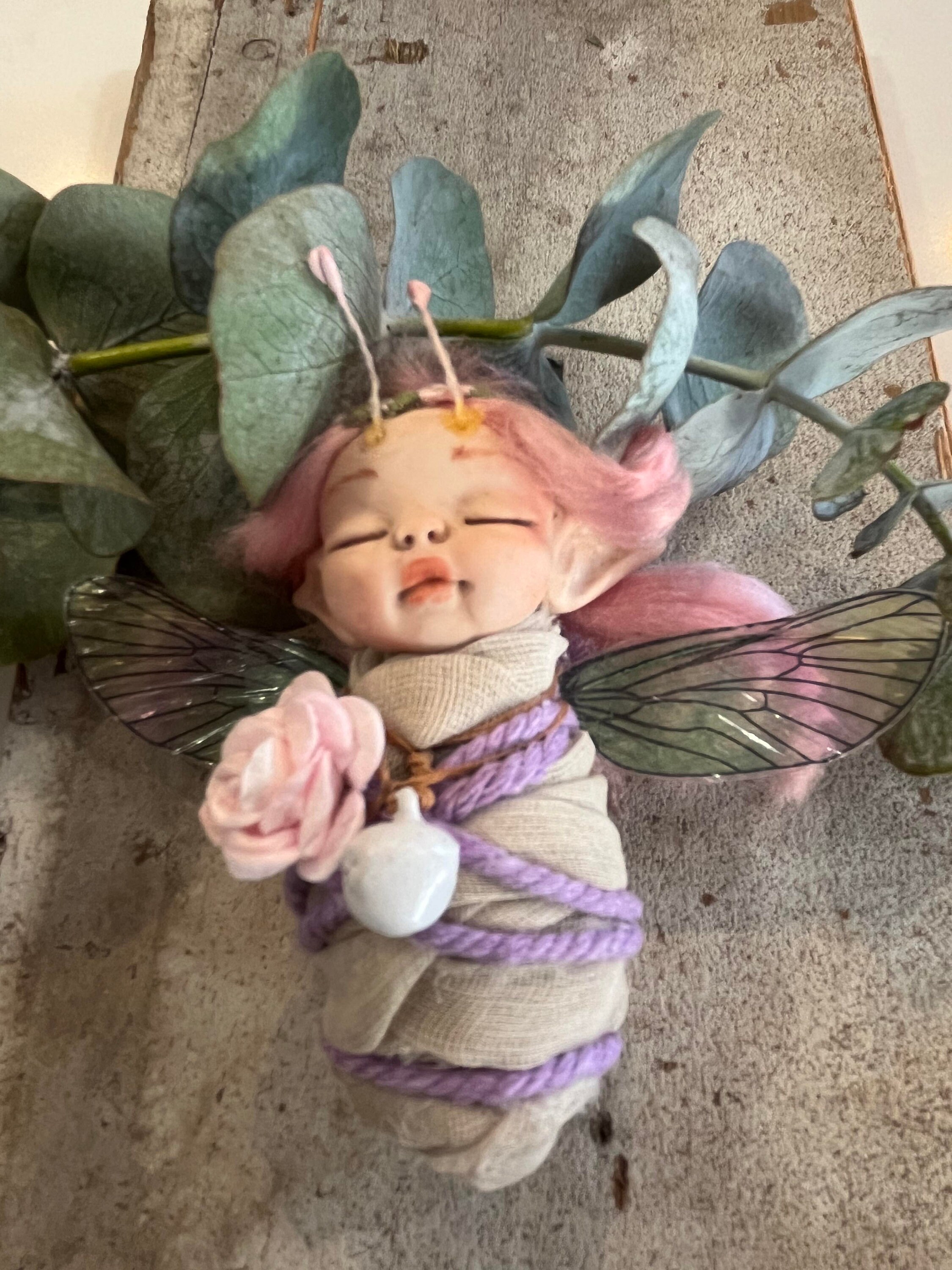 Fairy Hatchling, Fairies, Precious, Polymer Clay, Handmade, Dolls, Collection, Handpainted OOAK ...