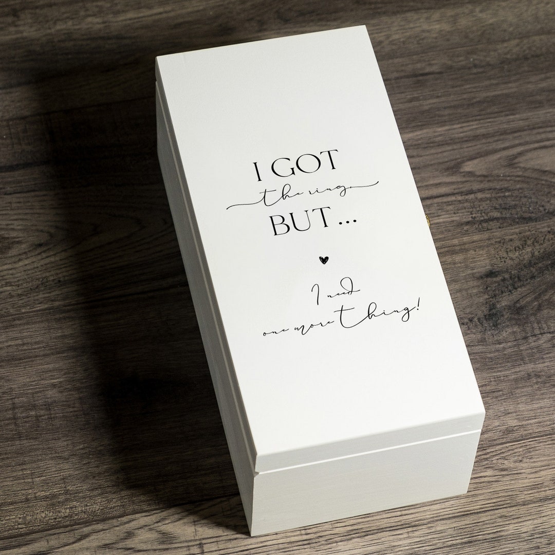 I Got the Ring Personalized Box for Bridesmaid | Gift for Maid of Honor ...