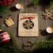 Boho Christmas Card Personalized Fancy Greetings With Noel - Etsy