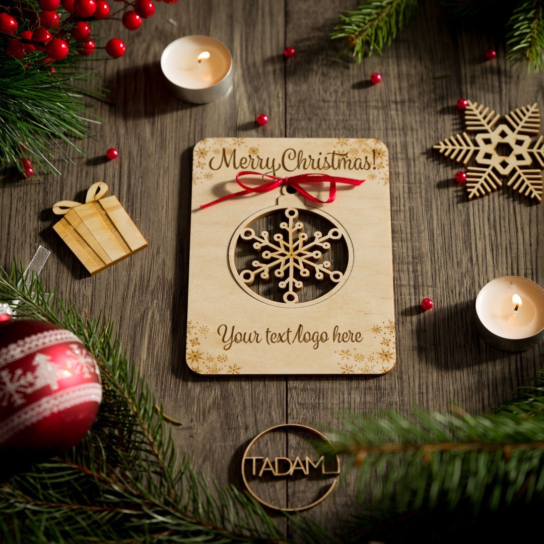 Rustic Holiday Card | Unique Christmas Greetings | Holiday Wishes for ...