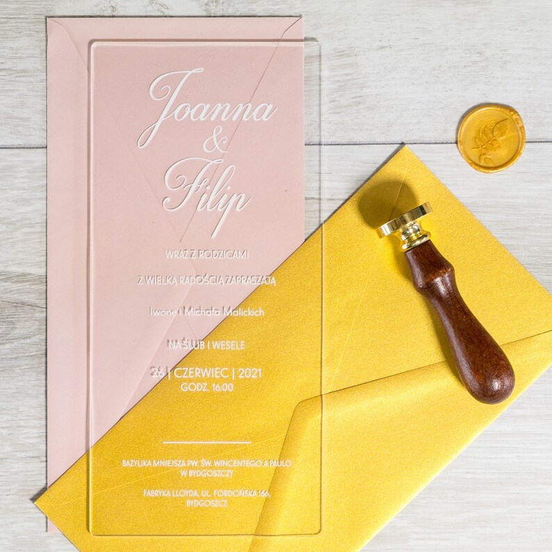 Romantic Wedding Invites Simple Ceremony Invitation - Etsy