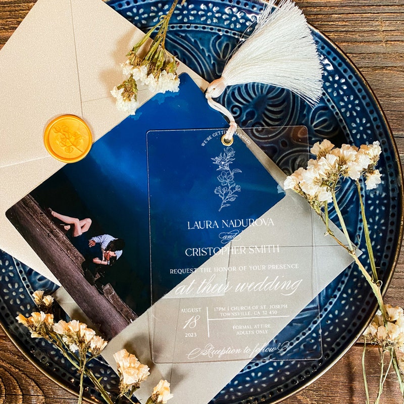 Fold Out Wedding Invite - Etsy