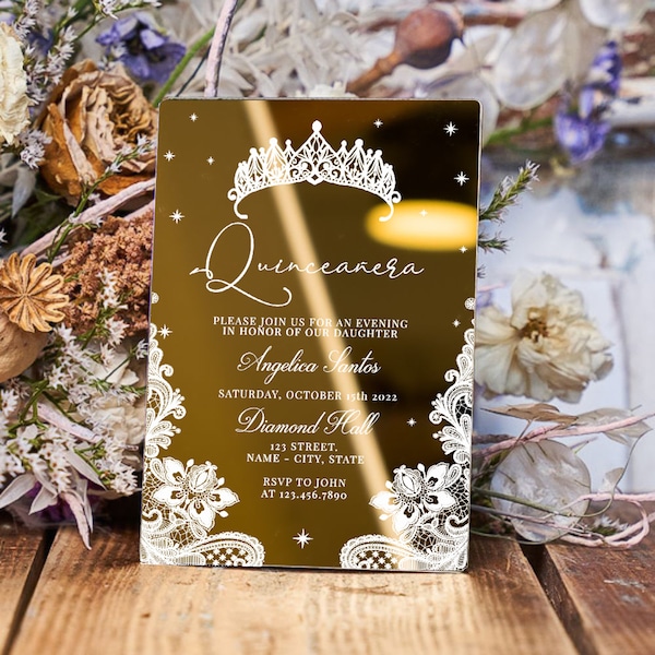 Quinceanera Invitation - Etsy