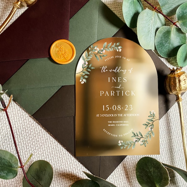 Botanical Invitation - Etsy