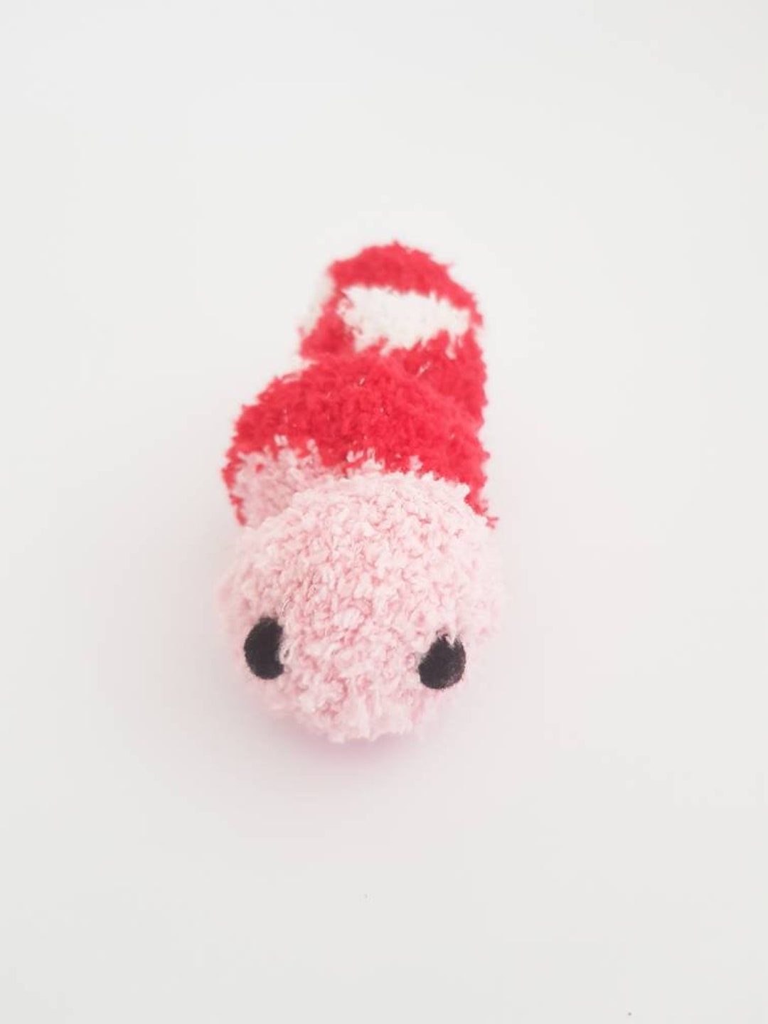 Polka Dot Fuzzy Plush Wormie Toy for Hedgehogs - Etsy